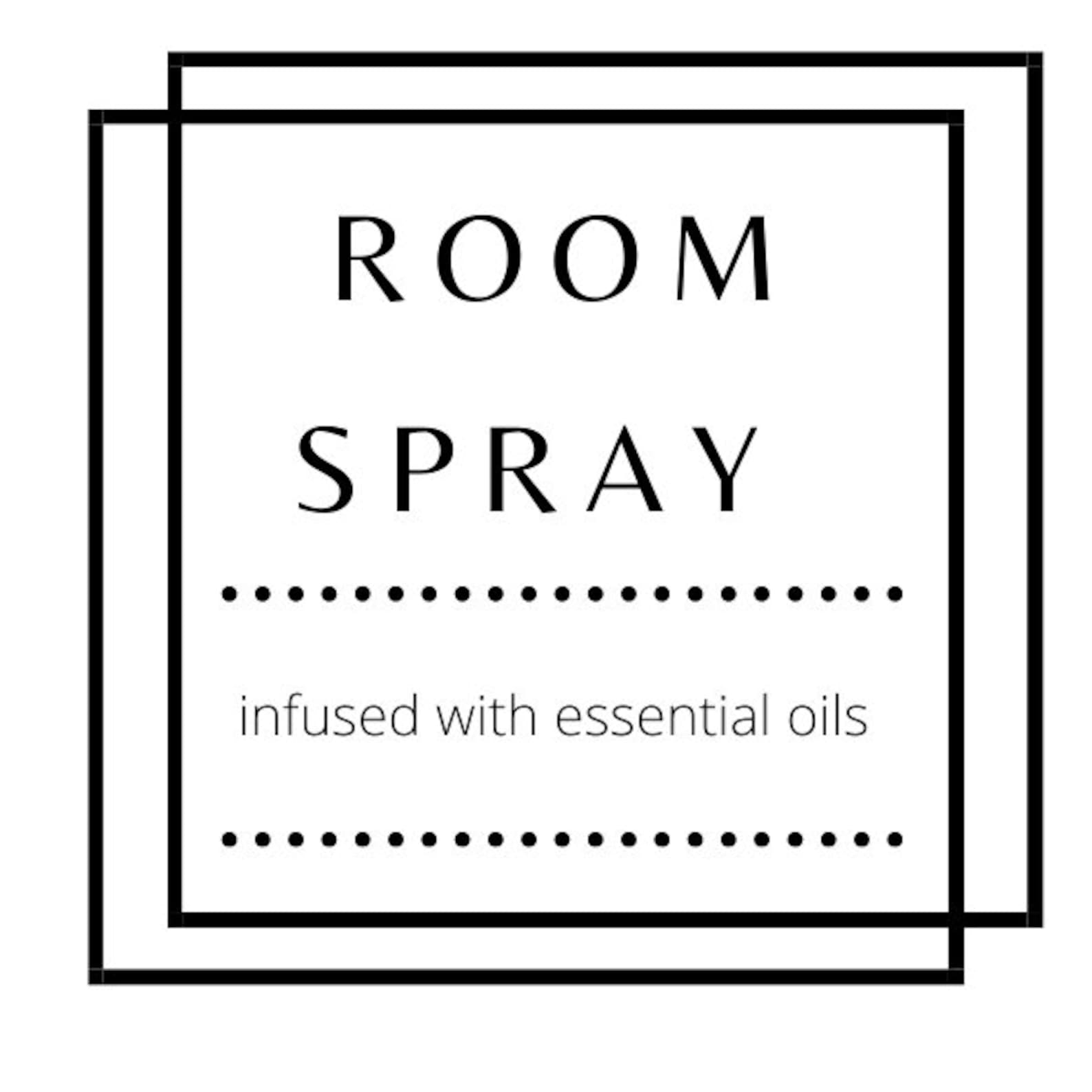INSTANT DOWNLOAD | Printable Room Spray Label | DIY Gift | Essential ...