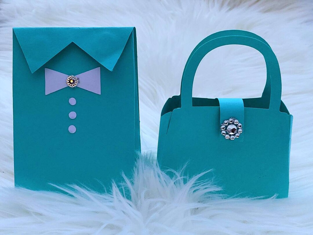 Party Favor Purses and Tux Boxes - Etsy