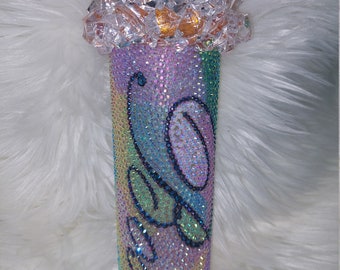 Purple Rhinestone Tumbler - Etsy