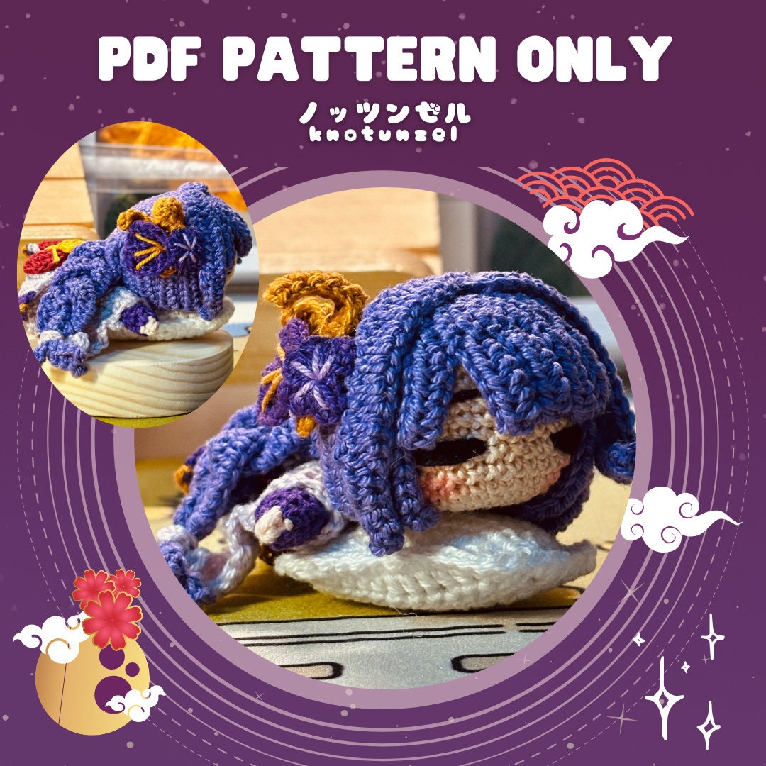 Raiden-genshin PDF PATTERN DOLL - Etsy