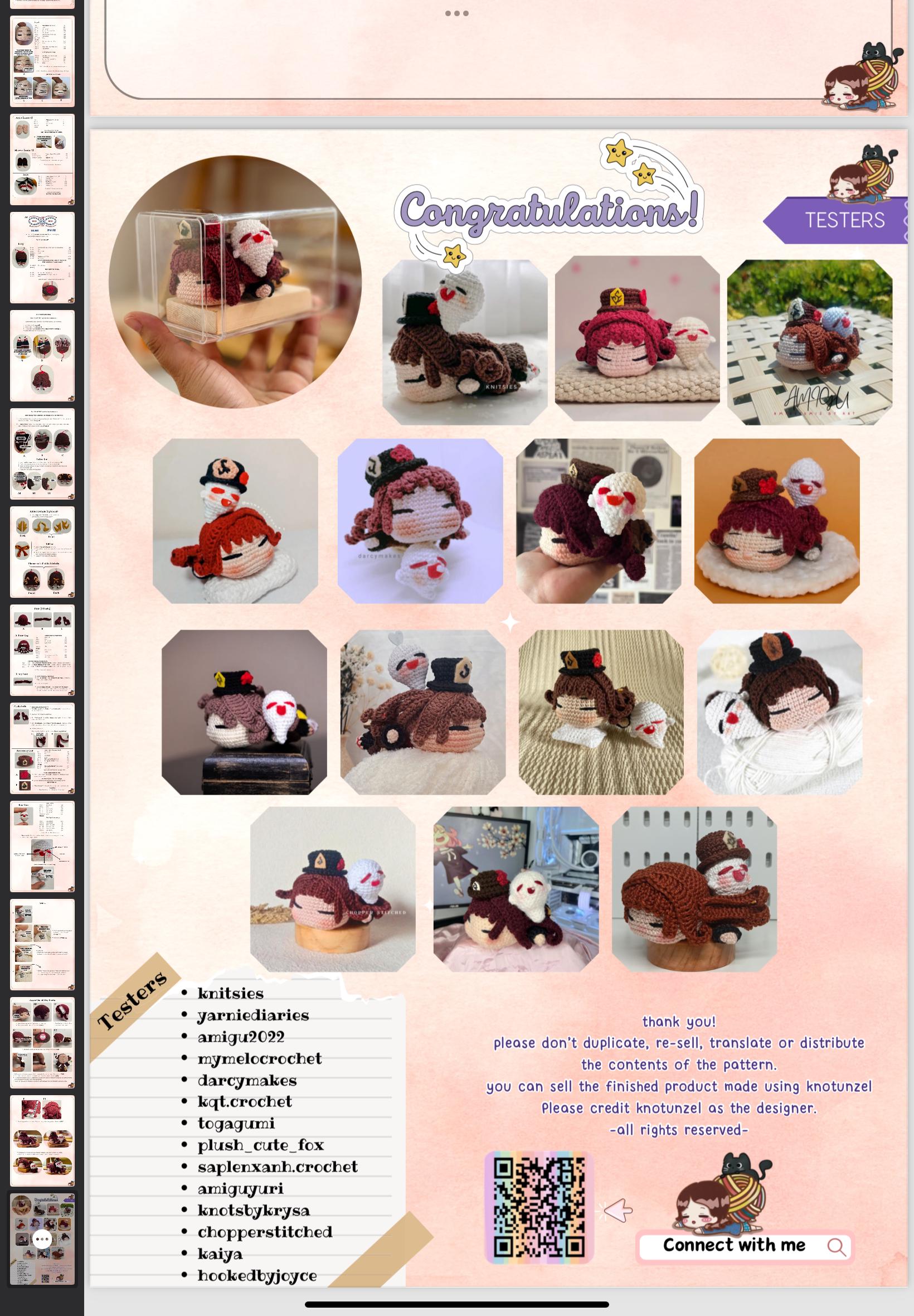 Hu Tao Genshin Impact PDF PATTERN - Etsy Australia