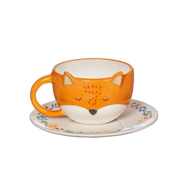 Fox Tea Cup - Etsy