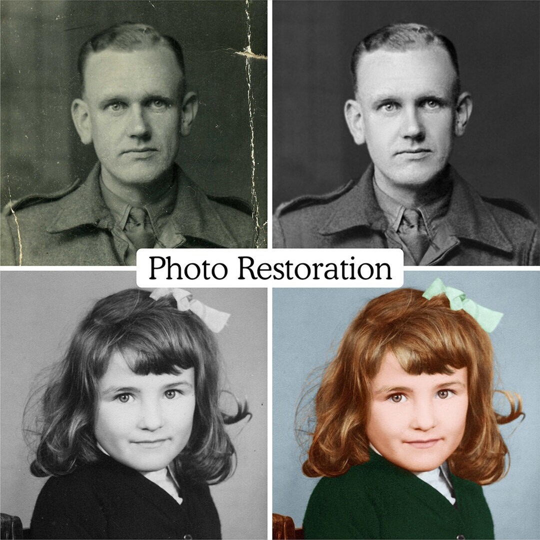 Photo Restoration, Restore Old Photos, Photo Editing, Photo Repair ...