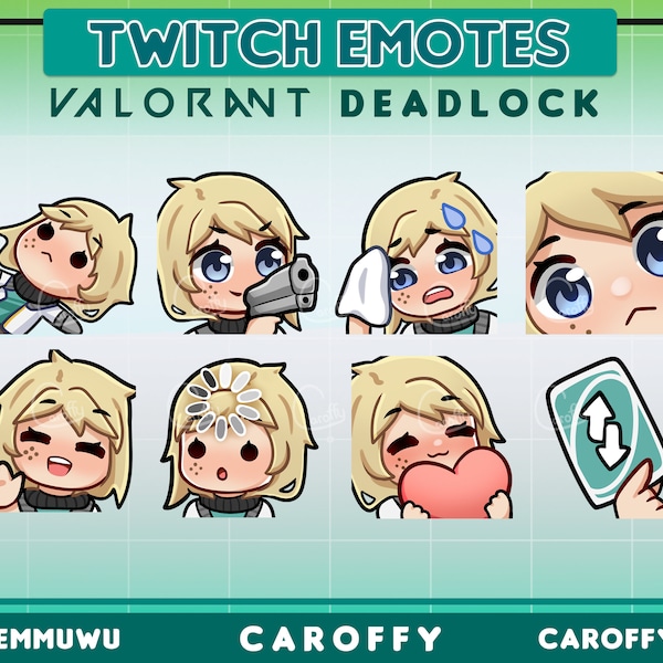 Valorant Dreadlock Emotes - Etsy Australia