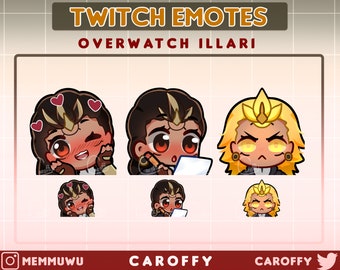 Cute Overwatch Lifeweaver Emotes BUNDLE for Twitch Discord Youtube ...