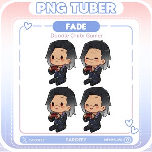 Cute Valorant Fade Pngtuber Model Doodle Chibi Gamer Twitch, Discord - Etsy