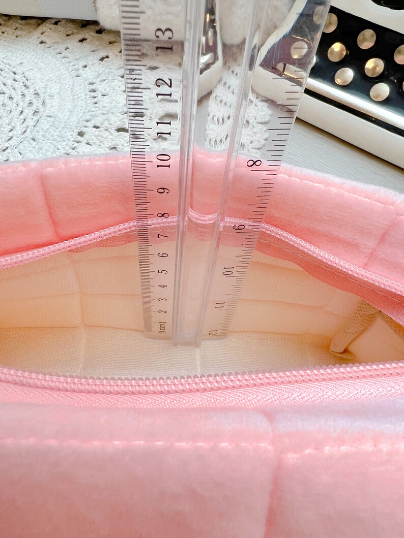 Soft Pink Quilted Planner Pouch - Etsy