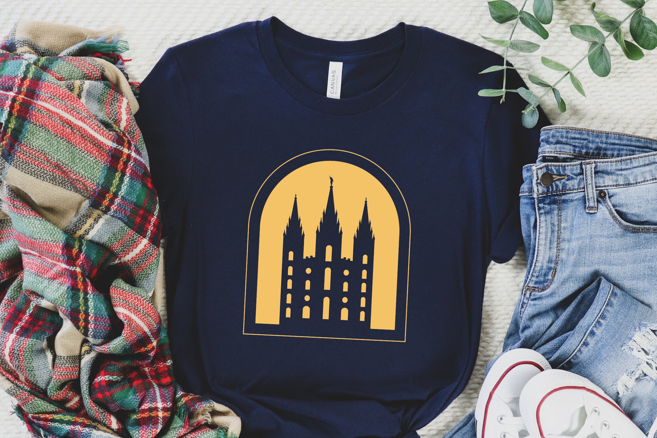 LDS Temple Shirt, Mormon Temple Gift, Salt Lake Temple, Stand in Holy ...