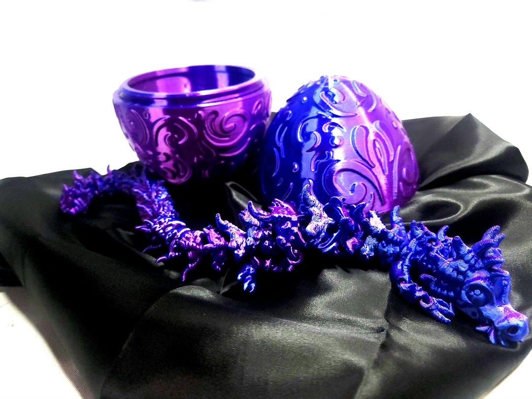 3d Printed Eldrin Dragon and Egg Color Matched Combo Set - Etsy