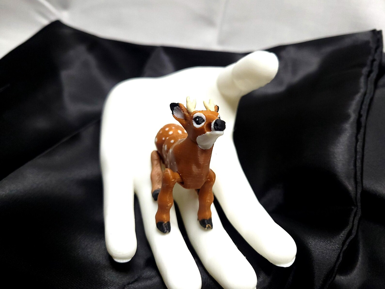 Deer Flexi Fidget Keychain Pocket Animal - Couples Flexi Keychains - Etsy