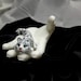 Snow Leopard Flexi Keychain Pocket Animal - Etsy