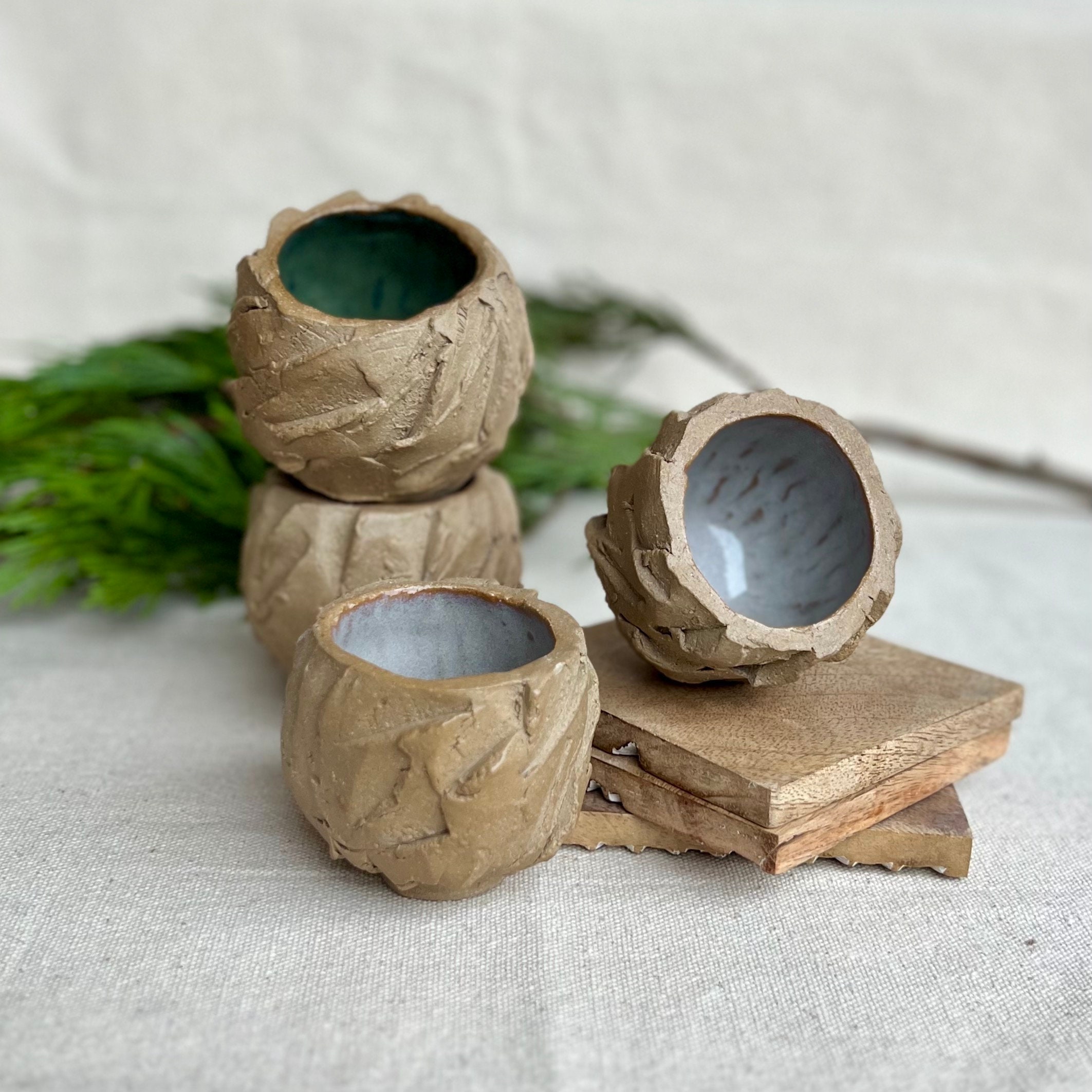 Kurinuki Rock Cups Handcarved Whiskey Cup Small Ceramic Japanese Tea ...