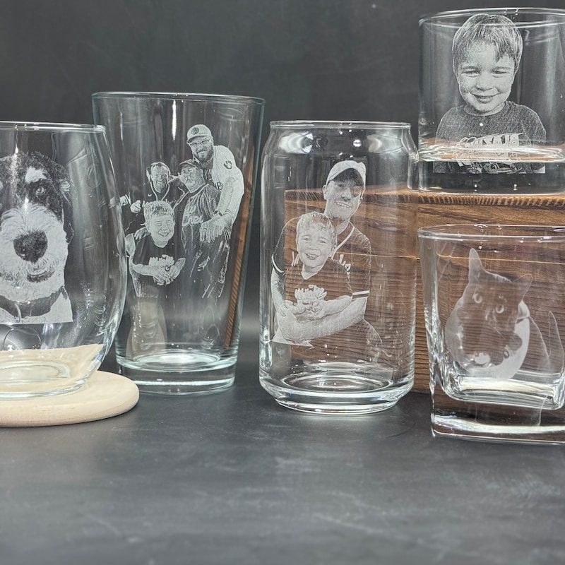 Engraved Glassware - Etsy