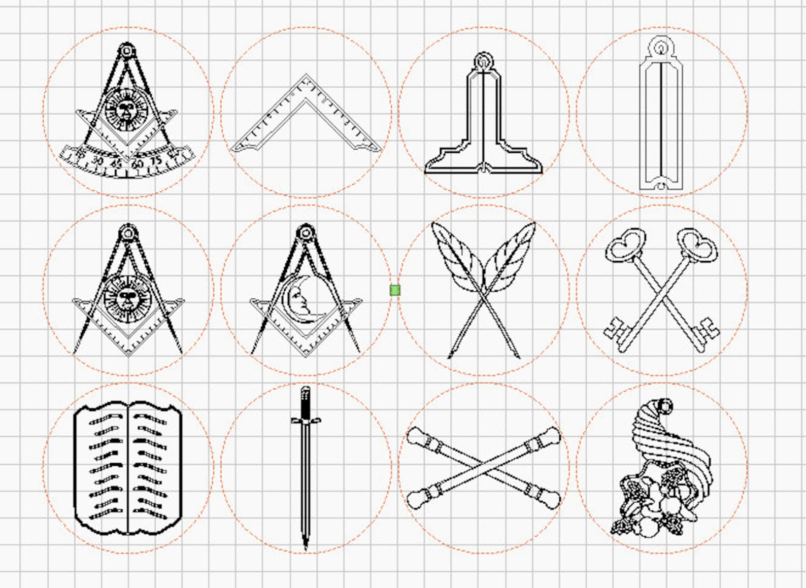 Masonic Jewel SVG DXF Files | Digital Files ONLY | Blue Lodge Jewel Set ...