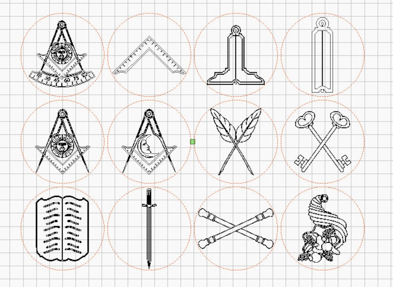Masonic Jewel SVG DXF Files | Digital Files ONLY | Blue Lodge Jewel Set ...
