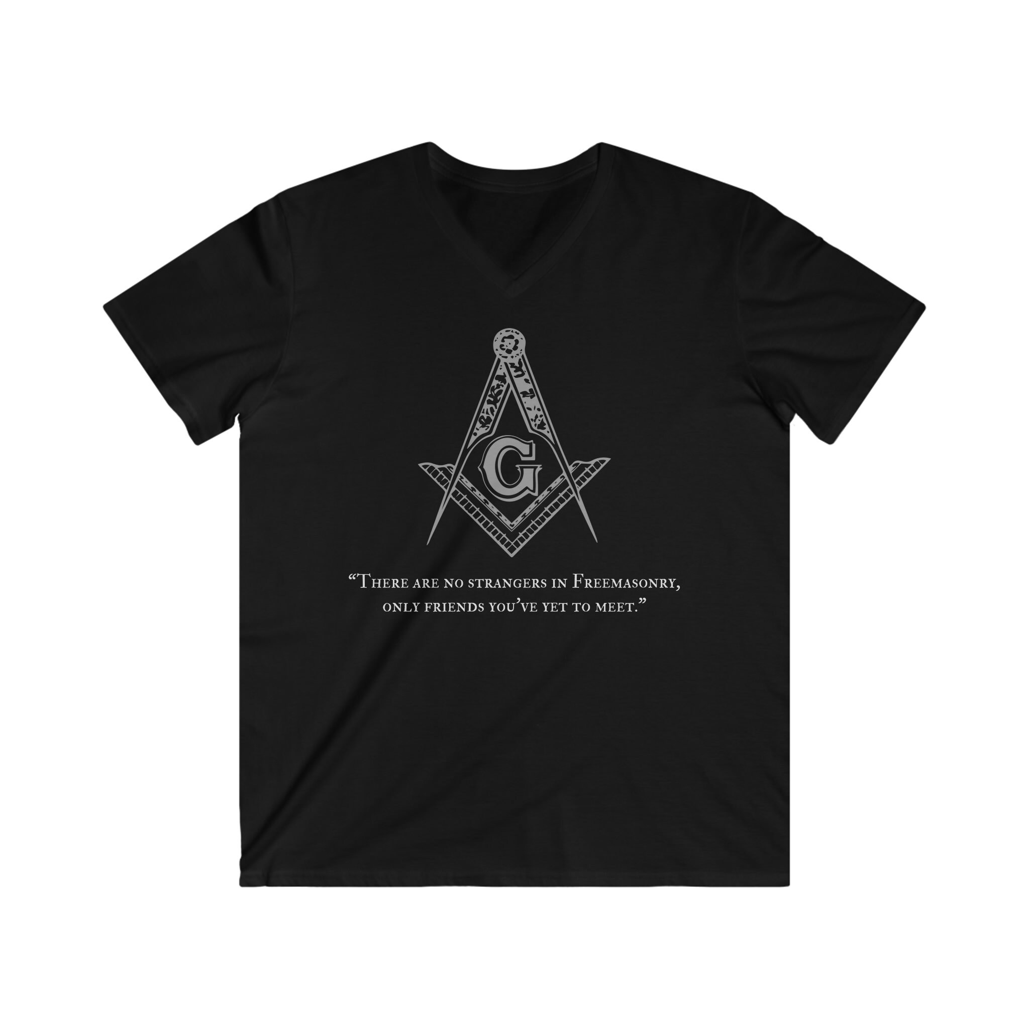 Masonic Friendship Quote V-neck so Mote It Be Masonic Shirt Freemason ...