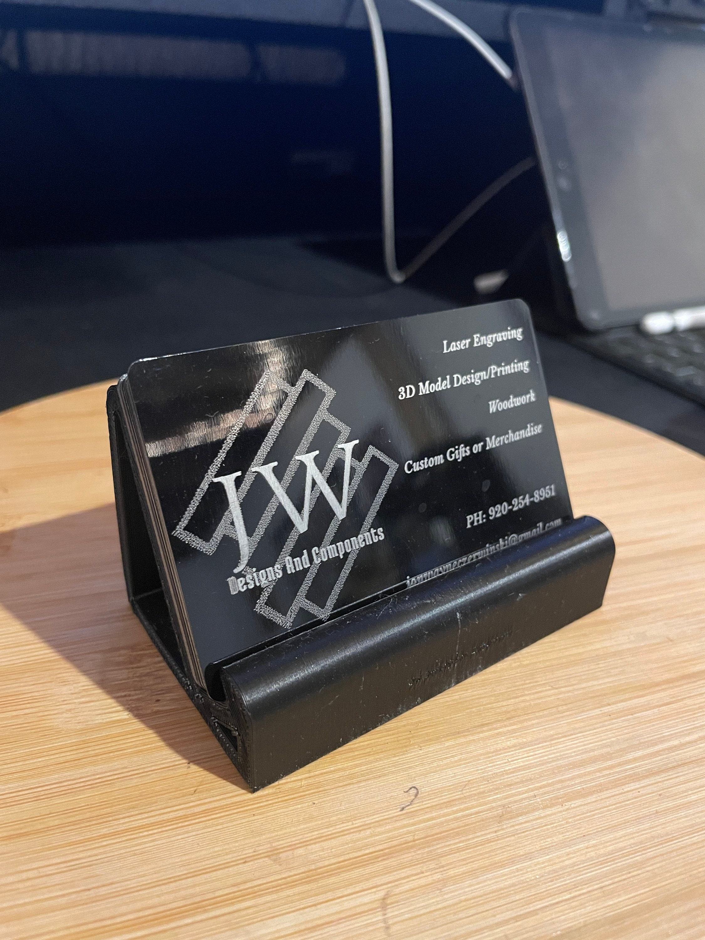 Business Card Display Stand | Business Card Holder | CAD Model | 3D ...