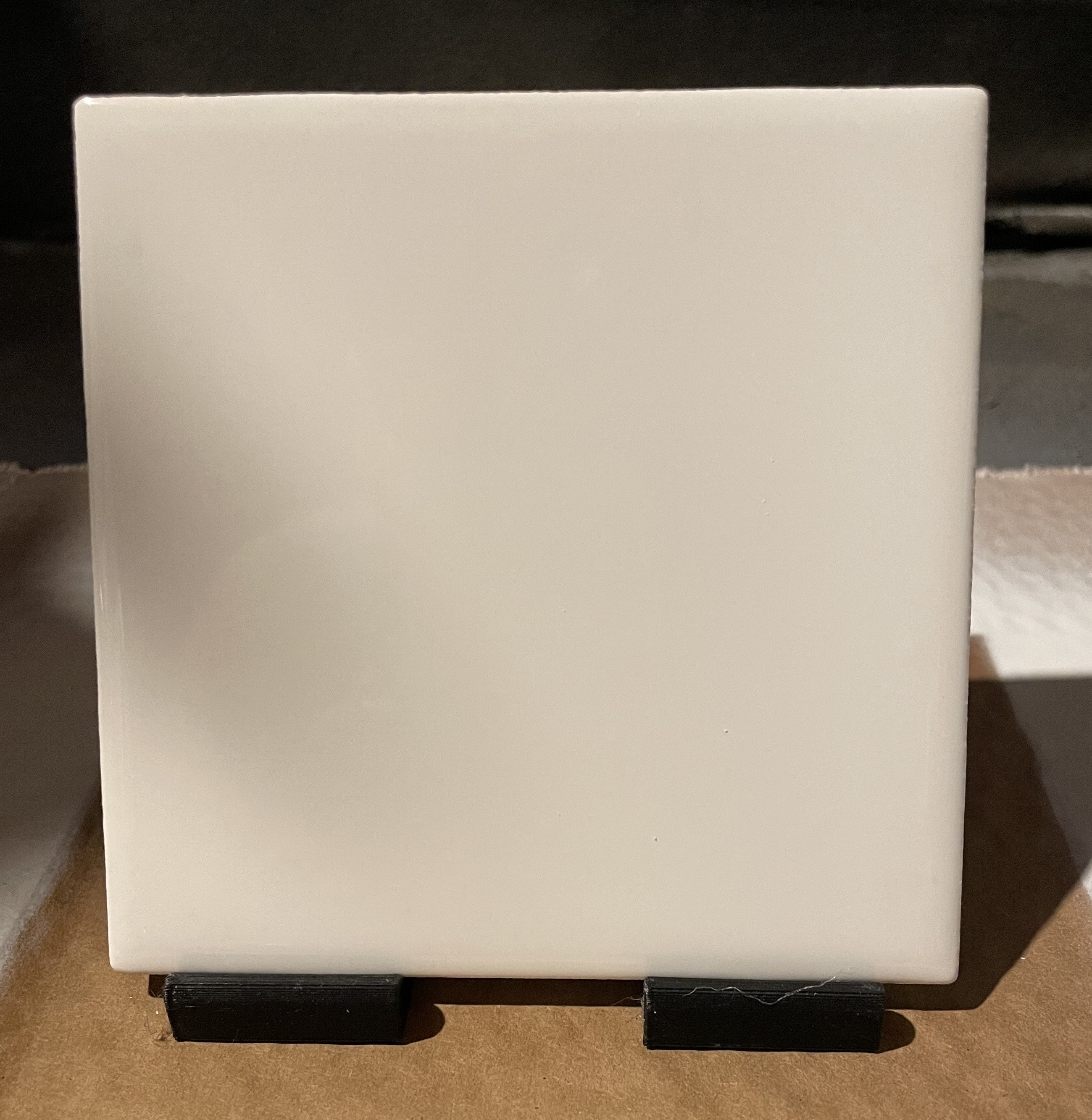 White Ceramic Tile Laser Engraved With Your Image/Logo/Brand ...