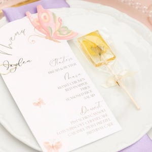 10 Wildflower Rectangle Lollipops - Etsy