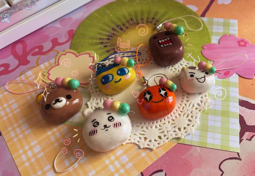 Dango Series Keycharms/keychains ꩜ .ᐟ - Etsy