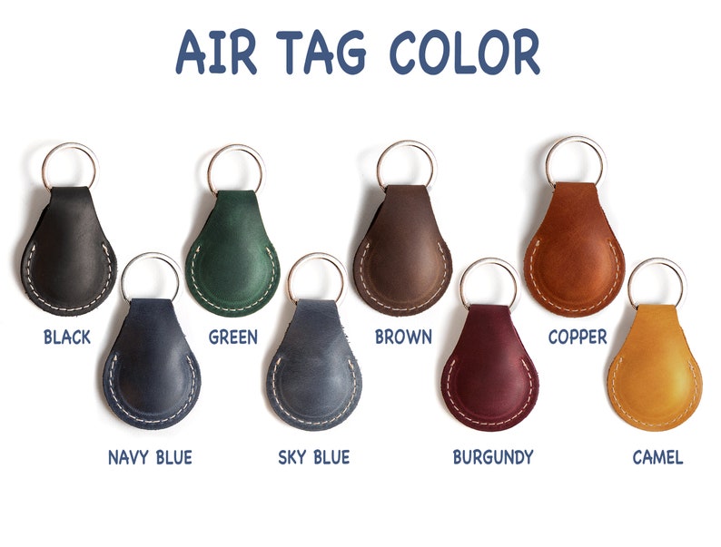 Leather Air Tag Case Apple Tag Holder Personalized Airtag - Etsy