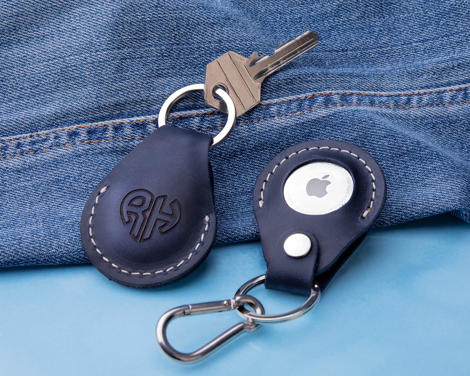 Leather Air Tag Case Apple Tag Holder Personalized Airtag - Etsy