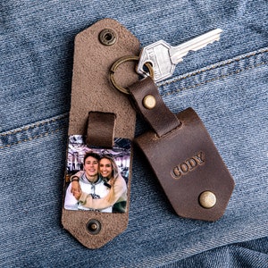 Custom Leather Keychain Graduation Gift for Boyfriend 2021 | Etsy