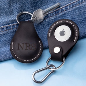 Leather Air Tag Case Apple Tag Holder Personalized Airtag - Etsy