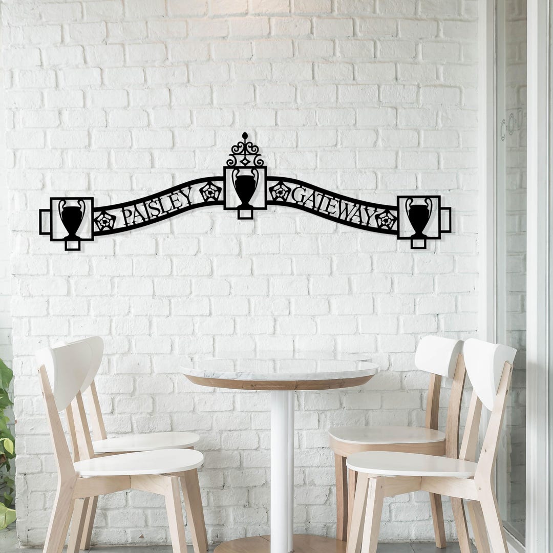 Paisley Gateway Metal Wall Art - Liverpool Fans Birthday Gift - LFC ...
