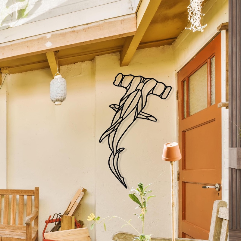 Hammerhead /metal Art - Etsy