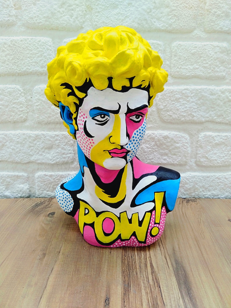 Pop Art David Bustitalian Antique Handmade - Etsy