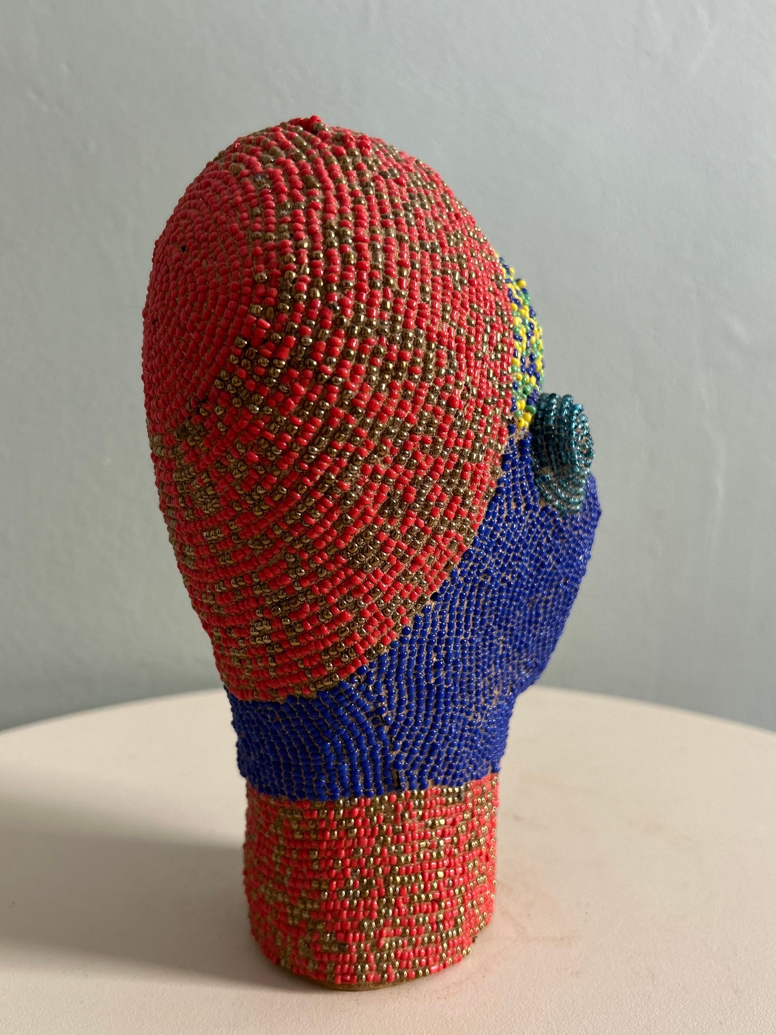 Unique Multicoloured Cameroon Beaded Head - Etsy
