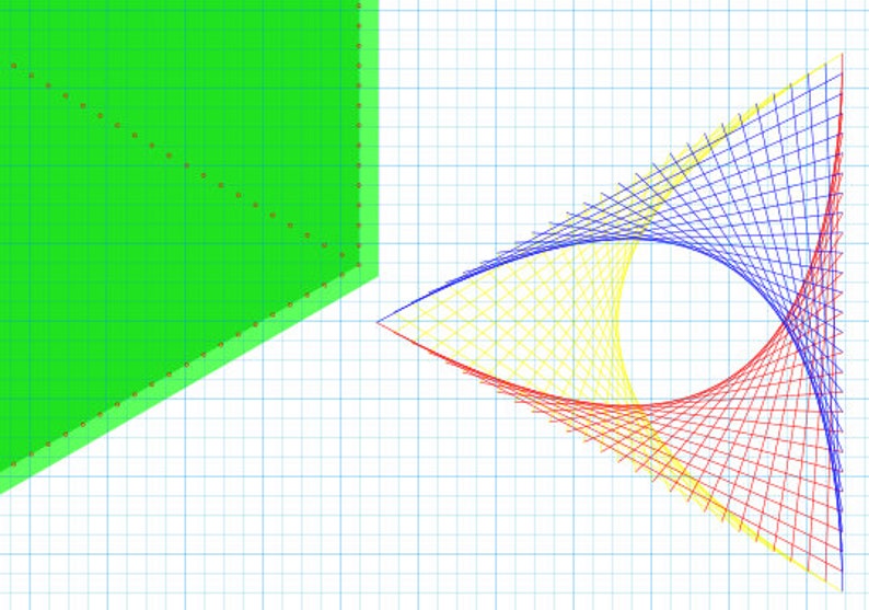 CNC Triangle and Hexagon String Art Svg's - Etsy