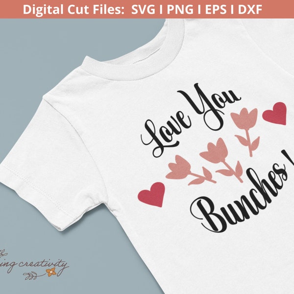 Love You Bunches Svg - Etsy