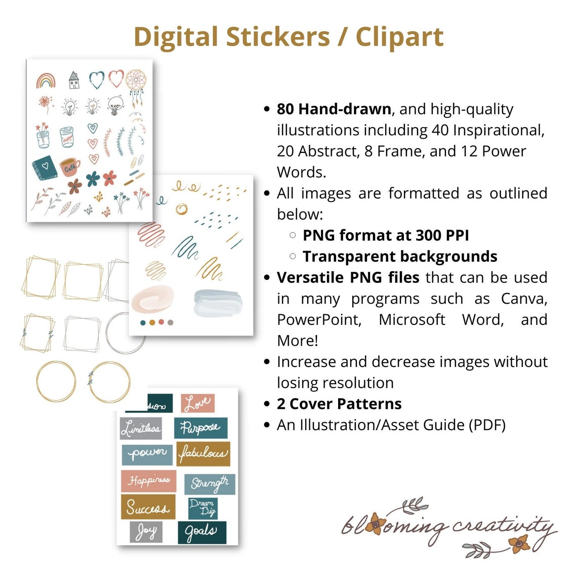 Vision Board, Vision Board Kit, Vision Board Printables, Goal Planner ...