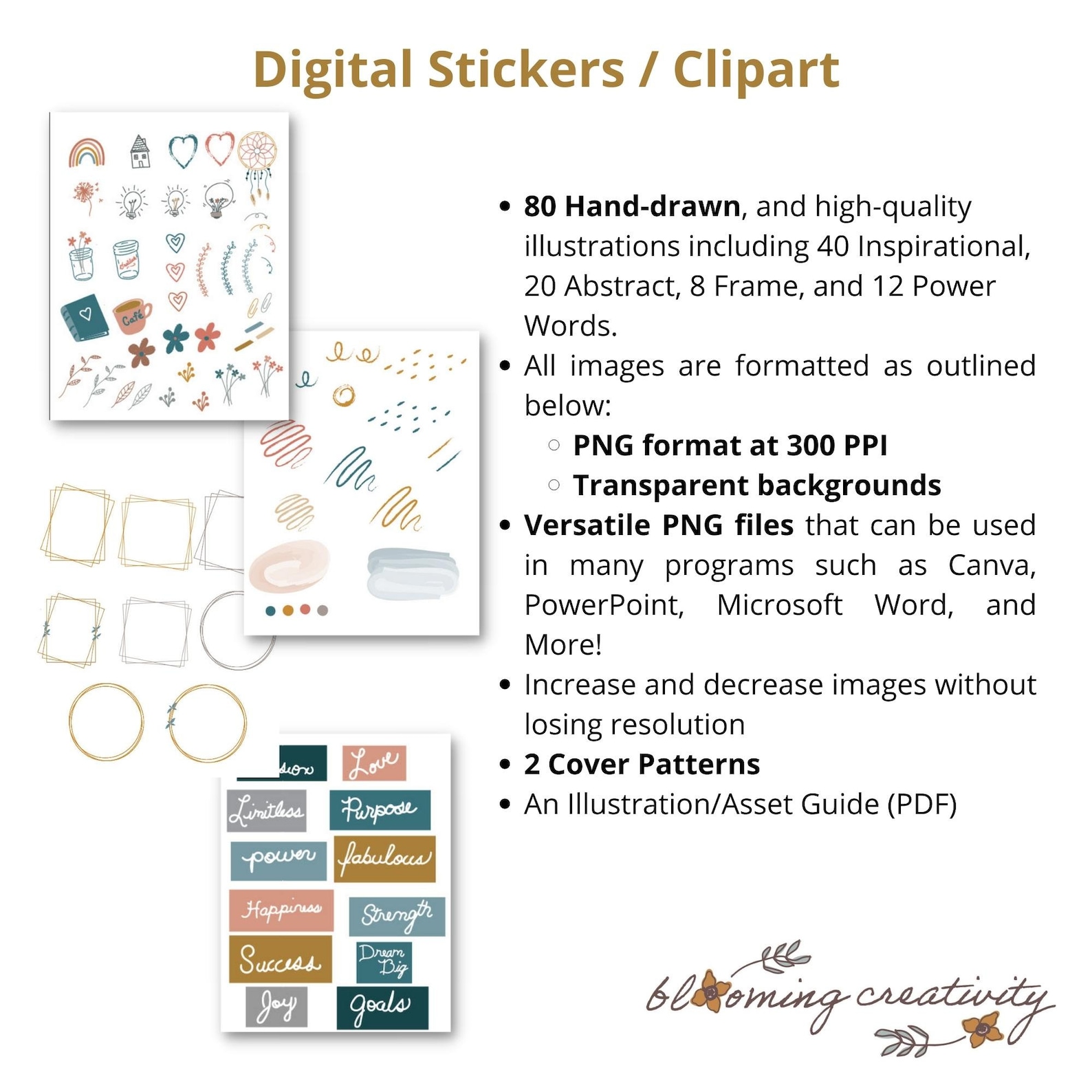 Vision Board, Vision Board Kit, Vision Board Printables, Goal Planner ...