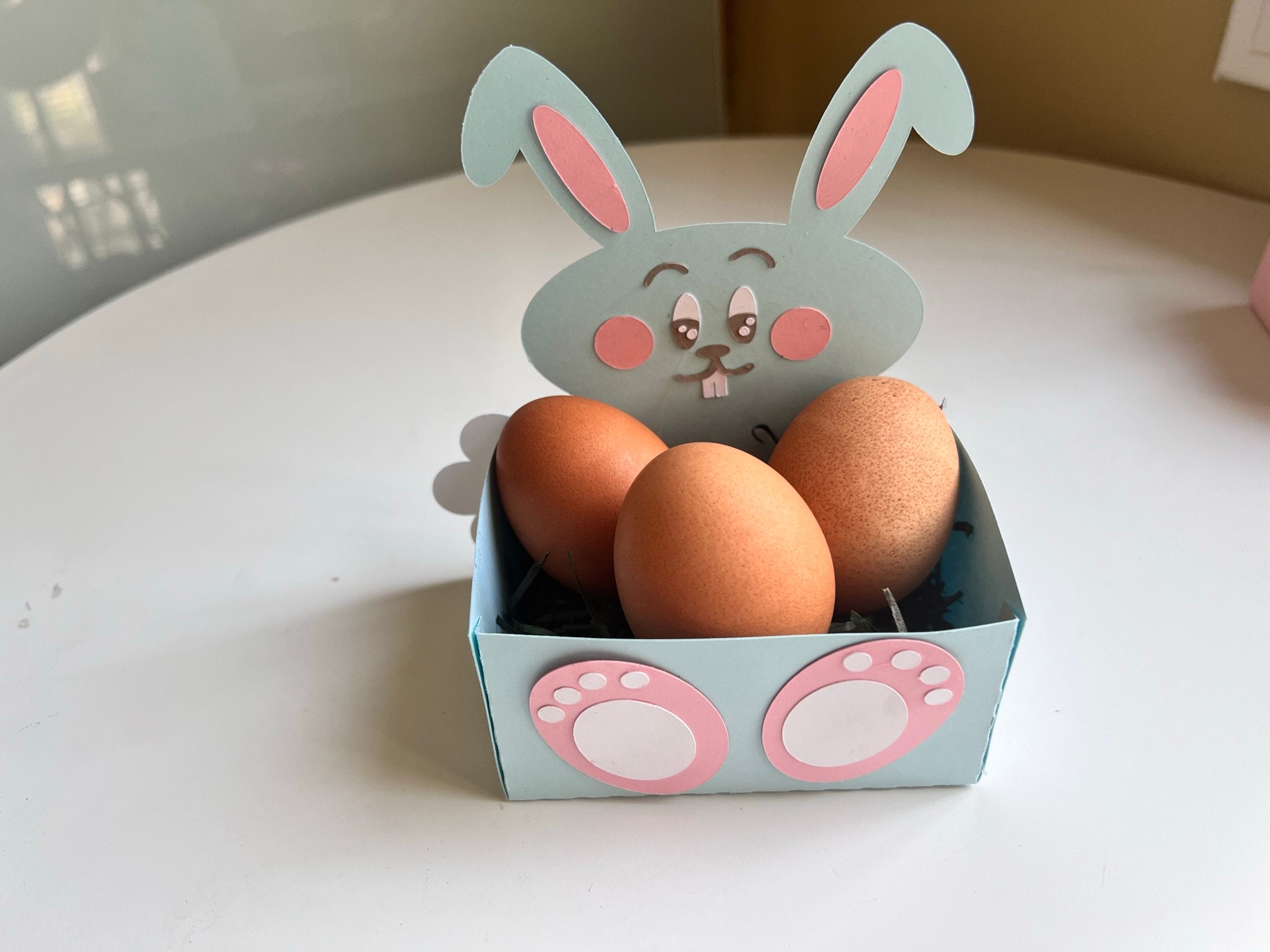 Easter Bunny Box Svg, Gift Box Svg, Box Svg, 3D Box Svg, Box Template ...