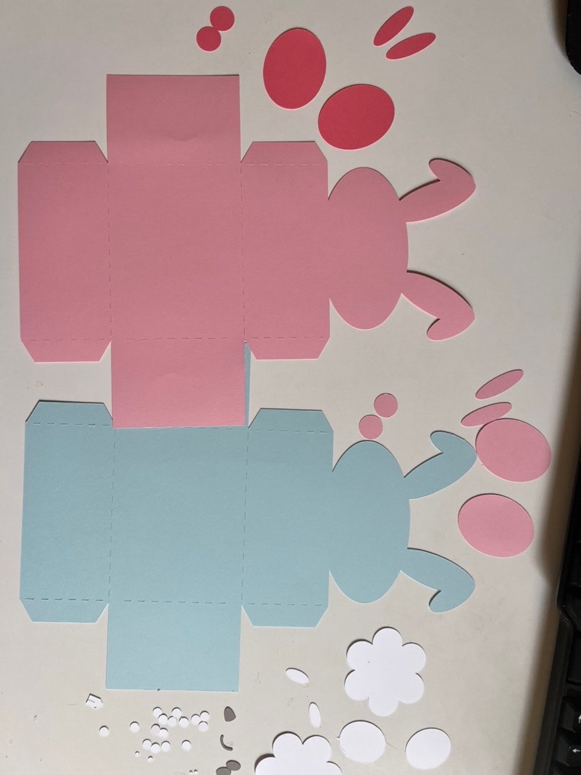 Easter Bunny Box Svg, Gift Box Svg, Box Svg, 3D Box Svg, Box Template ...