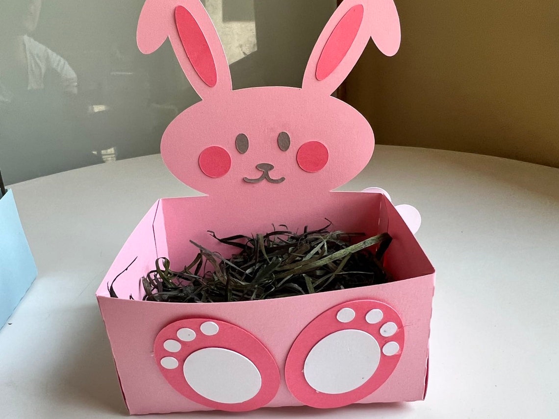 Easter Bunny Box Svg, Easter Favor Box, Svg Bunny Box, DIY Gift Box ...