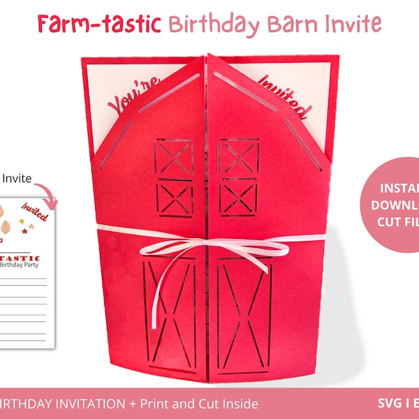 Farm Birthday Svg - Etsy