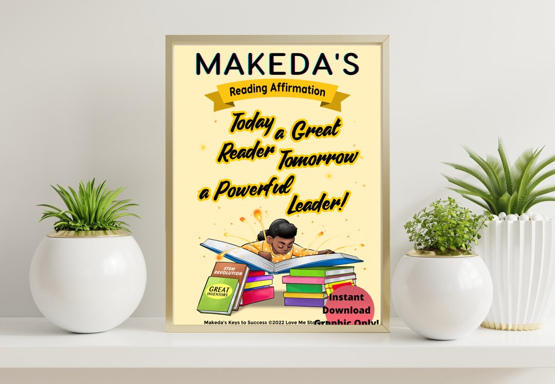 Readers Are Leaders Poster | Black Girl Magic | Digital Download Print ...