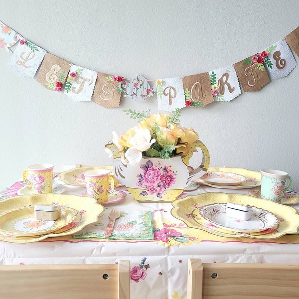 Rose Tea Party - Etsy