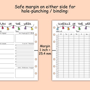 Weekly 6AM Squad Planner & Schedule Prints A4 A5 Letter Half ' Undated ...