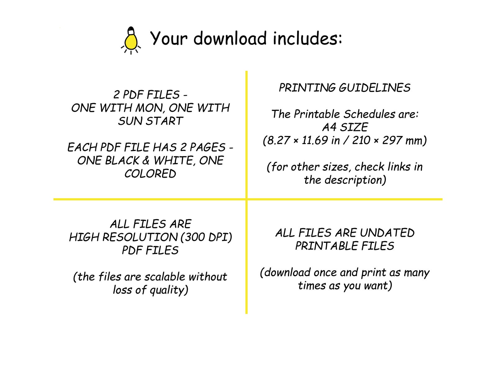 Pomodoro Printable Weekly Schedule A4, Visual Schedule Pomodoro ...