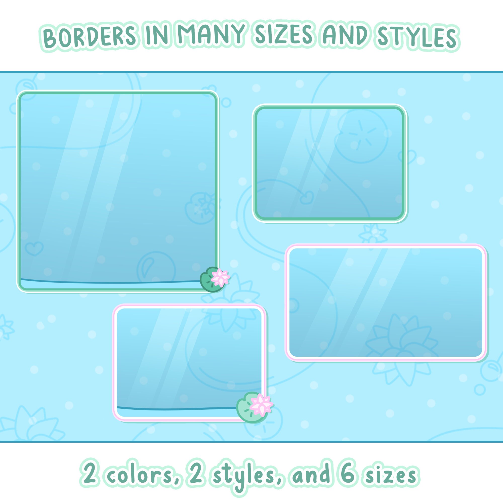 Cute Frog Animated Twitch Stream Overlay Bundle - Etsy