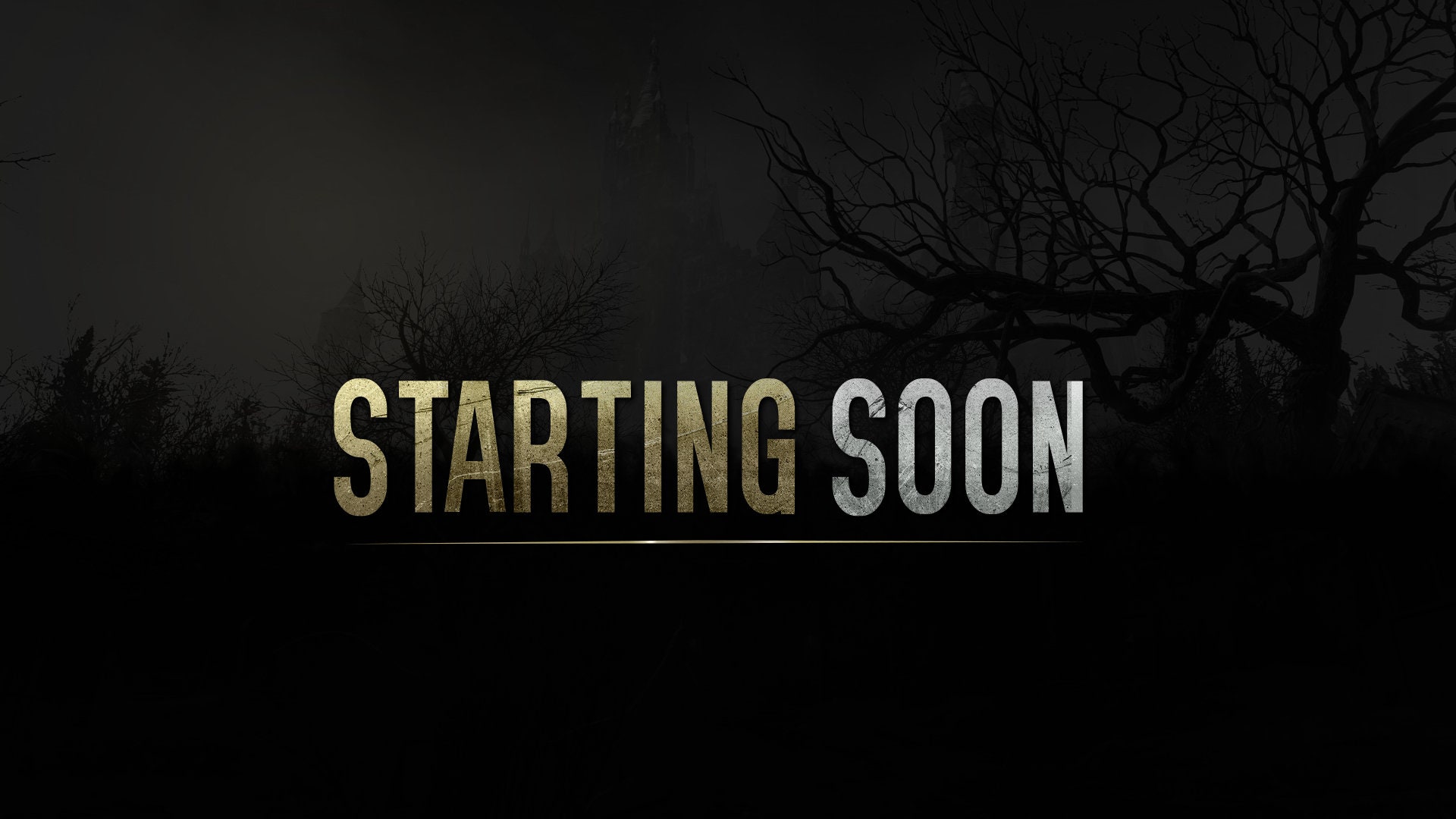 Dark Horror Twitch Stream Overlay Package Inspired by Resident Evil ...