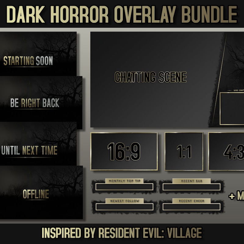 Resident Evil Stream Overlay - Etsy