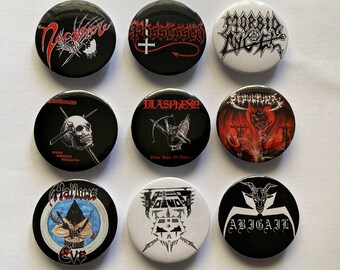 001 Death Speed Thrash Black Metal Button, Pin, Badge - Etsy
