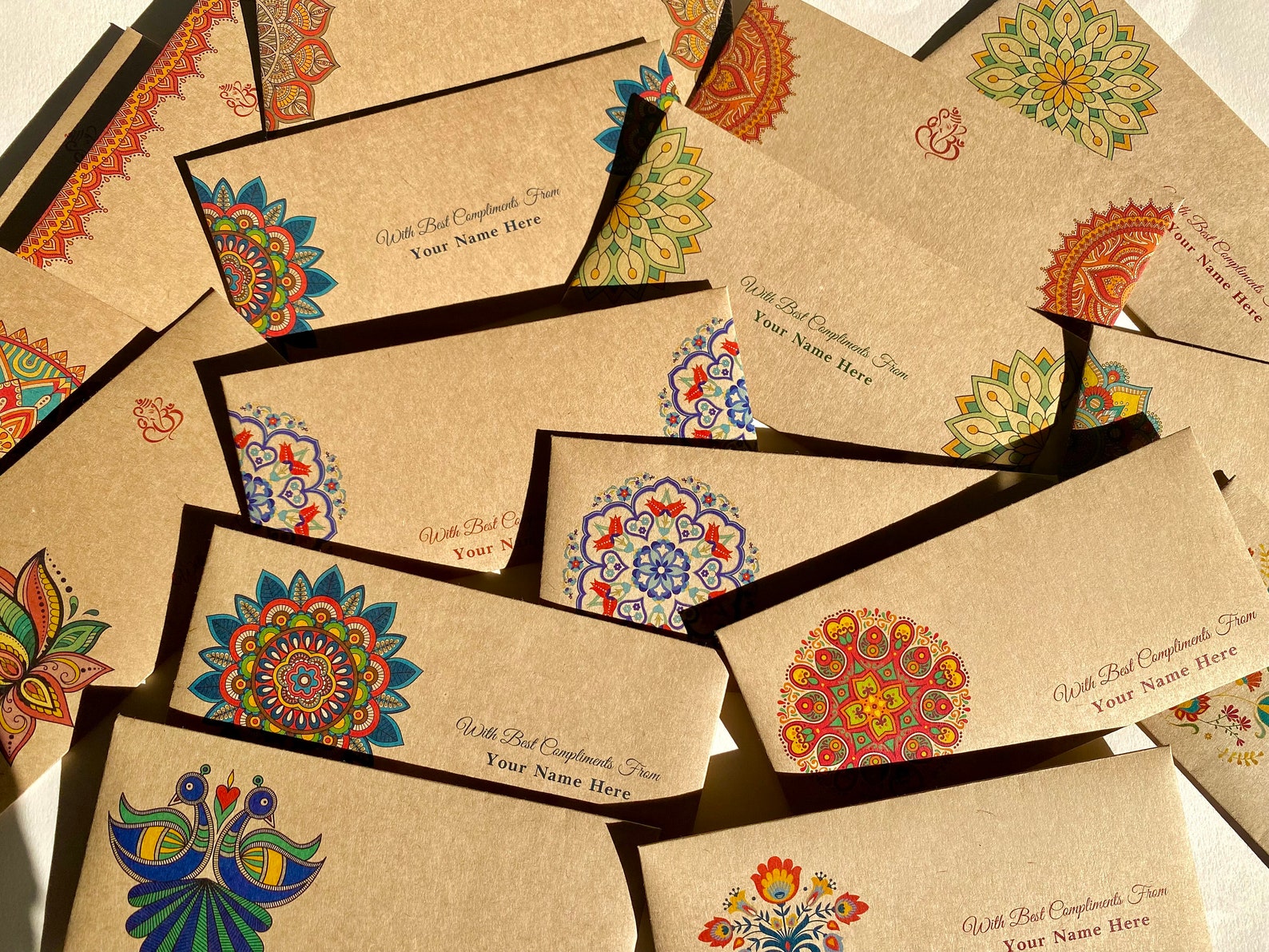 Personalised Money Envelopes, Handmade in India Shagun Cover Diwali ...