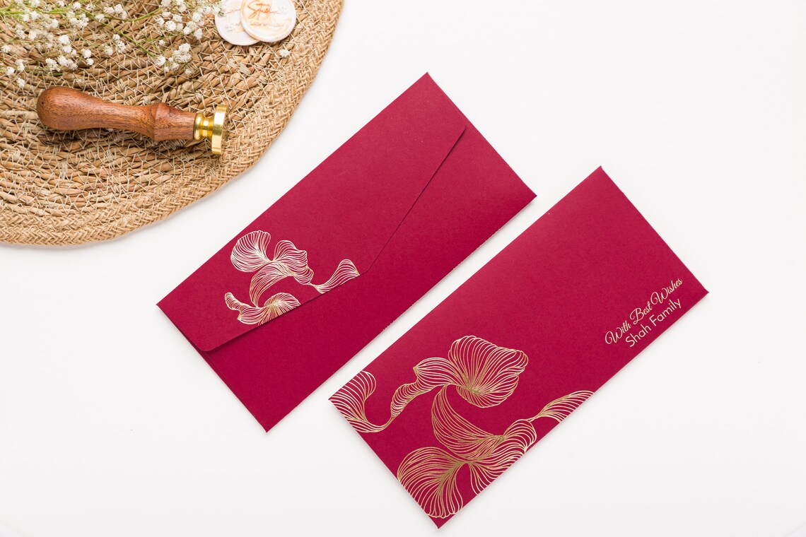 Personalised Money Envelope, Cash Envelope , Shagun Cover, Cash Covers ...